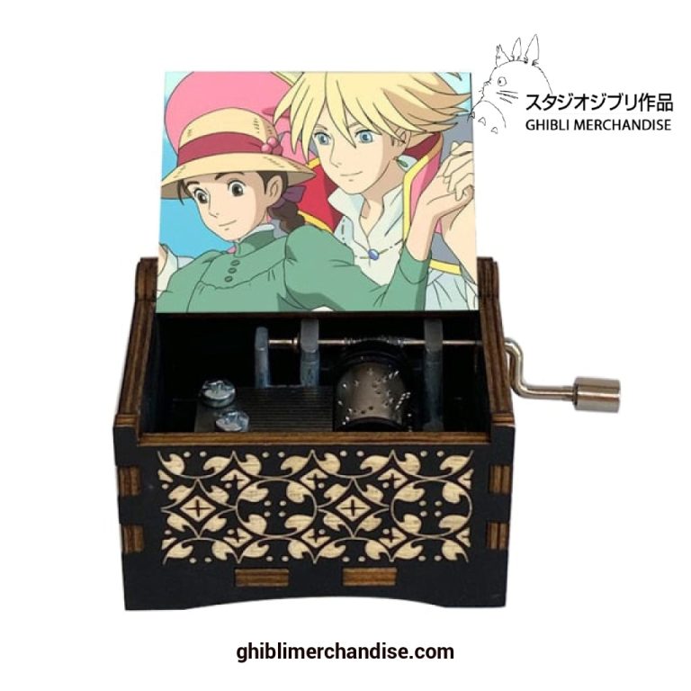 50 Types Howl's Moving Castle Wooden Music box - Studio Ghibli Store