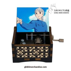 50 Types Howl's Moving Castle Wooden Music box - Studio Ghibli Store