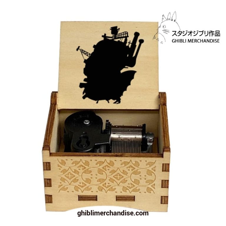50 Types Howl's Moving Castle Wooden Music box - Studio Ghibli Store