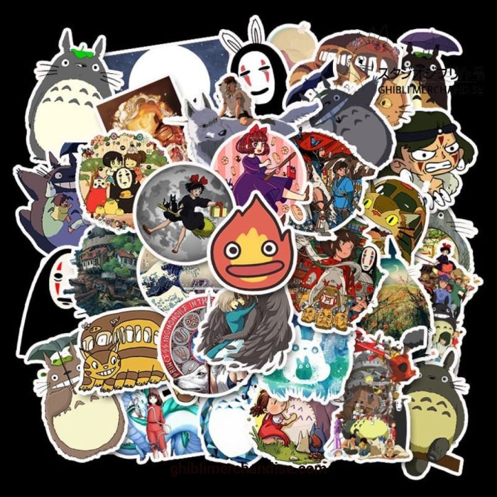 50/Pcs Studio Ghibli Spirited Away Stickers - Studio Ghibli Store