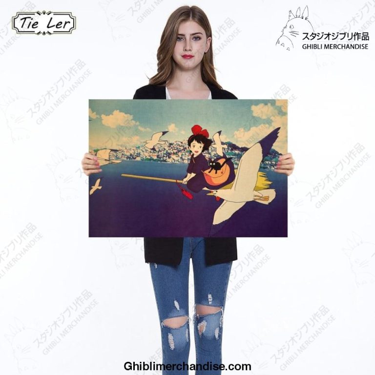 Kiki's Delivery Service Style Home Decor Poster - Studio Ghibli Store