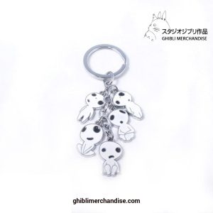 Princess Mononoke Classic Five Forest Elf Keychain - Studio Ghibli Store