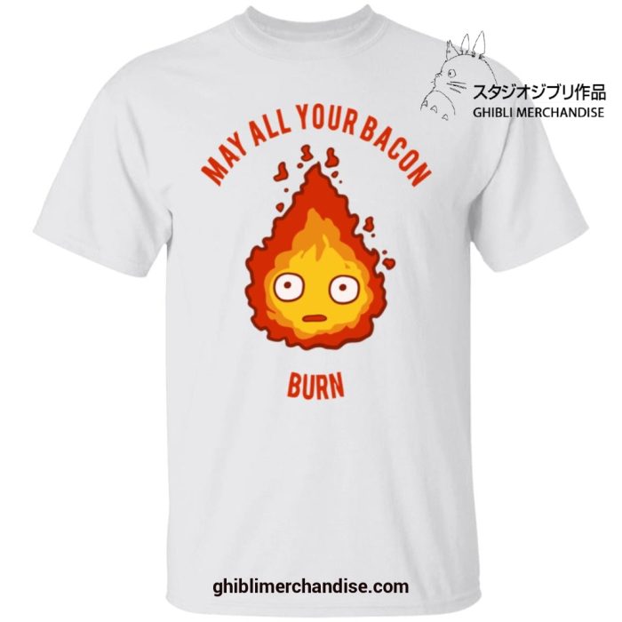Calcifer - May All Your Bacon Burn T-shirt - Studio Ghibli Store