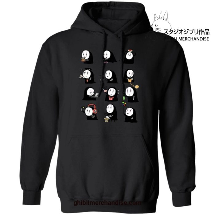 No Face Cute Emotion Collection Hoodie - Studio Ghibli Store