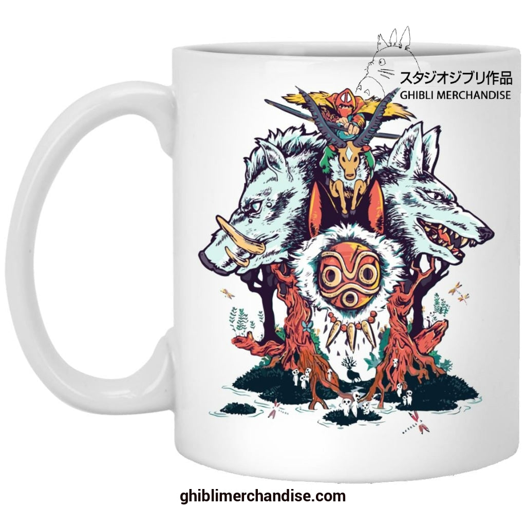 Princess Mononoke Characters Mug - Studio Ghibli Store