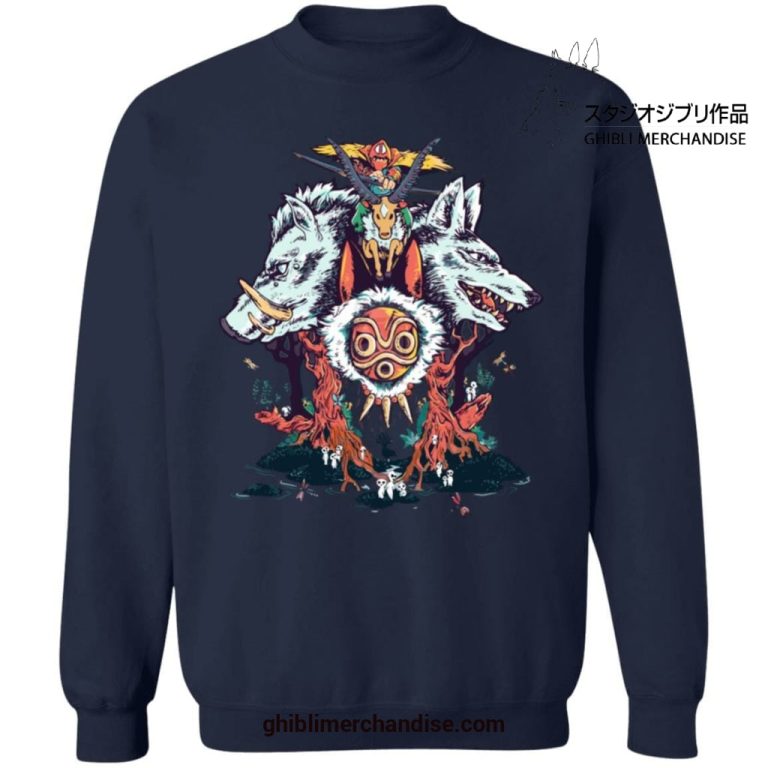 Princess Mononoke Characters Sweatshirt - Studio Ghibli Store