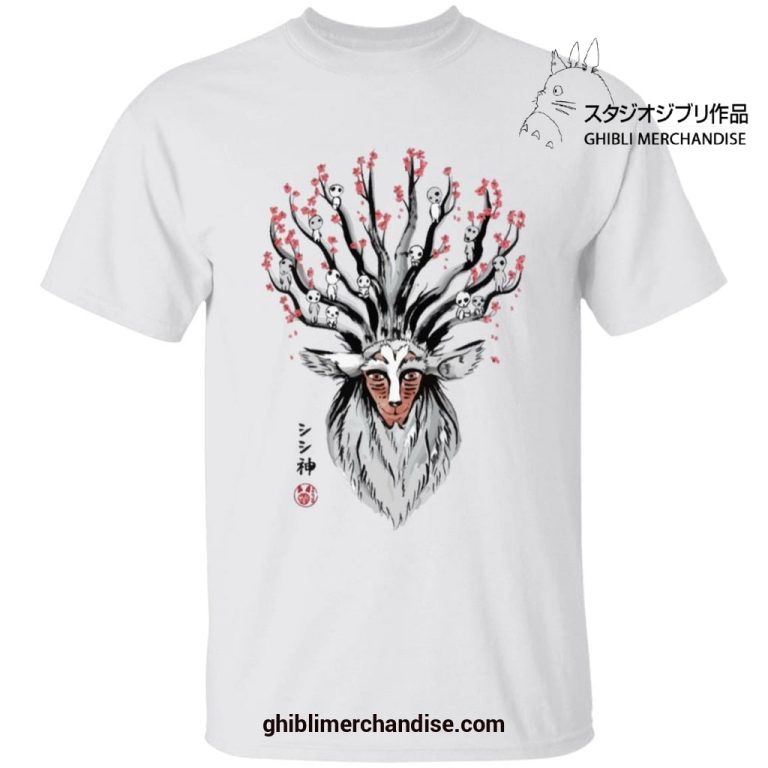 Princess Mononoke – Forest Spirit Shishigami and Sakura T-shirt ...