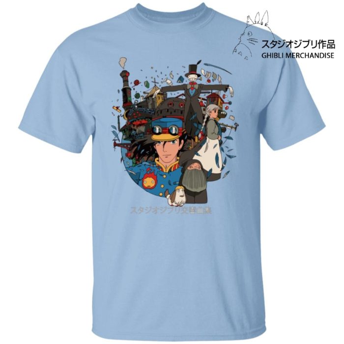 Howl’s Moving Castle Characters Compilation T Shirt - Studio Ghibli Store