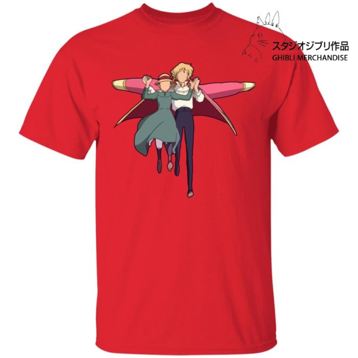 Howl's Moving Castle Howl and Sophie Running Classic T Shirt - Studio ...