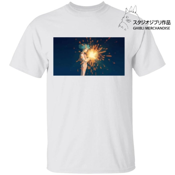 Howl's Moving Castle Howl meets Calcifer Color T Shirt - Studio Ghibli ...