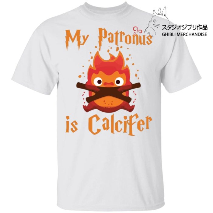 Howl’s Moving Castle My Patronus is Calcifer T Shirt - Studio Ghibli Store